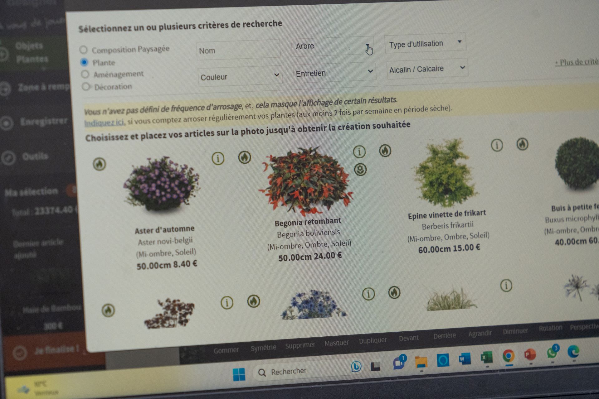 Landscaping software: free trial to create a designer garden