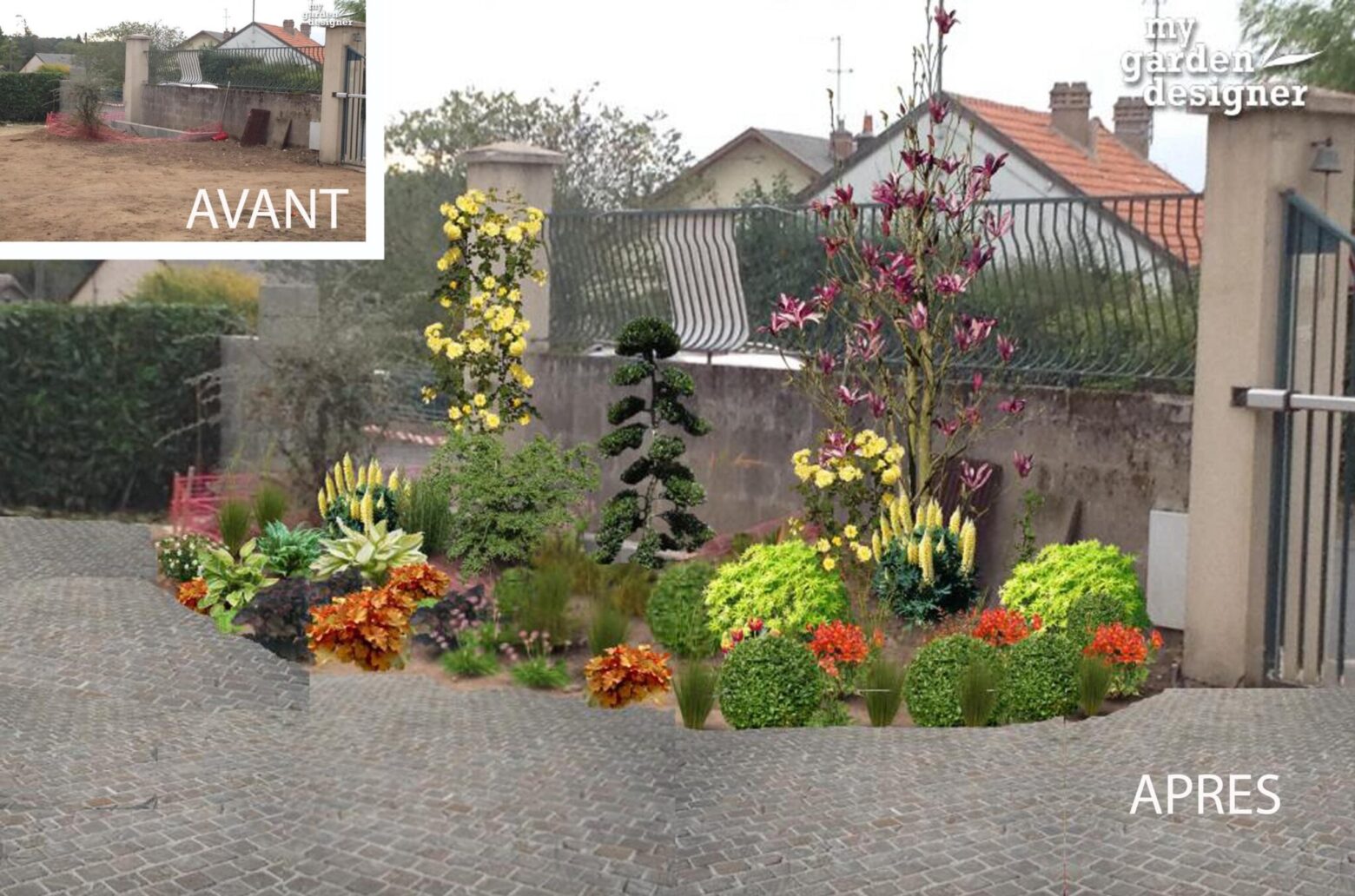 Designing the entrance to a classic garden - Mon Jardin Ma Terrasse